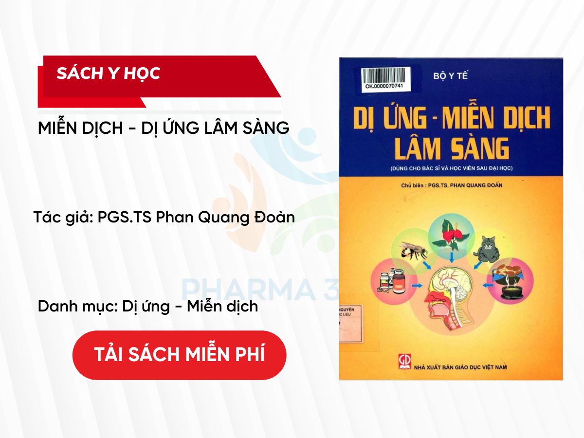 Tải miễn phí PDF Miễn Dịch - Dị Ứng Lâm Sàng - PGS.TS Phan Quang Đoàn